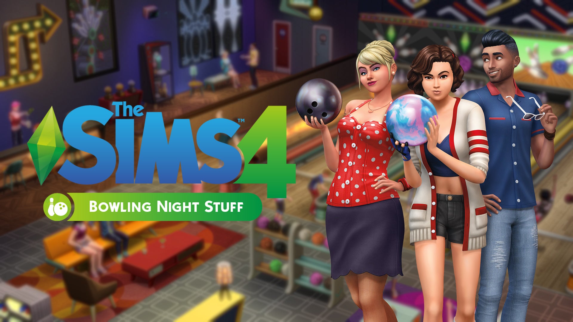 The Sims 4 - Bowling Night Stuff (PC & MAC) Ursprungs-CD-nyckel ⇒ ...