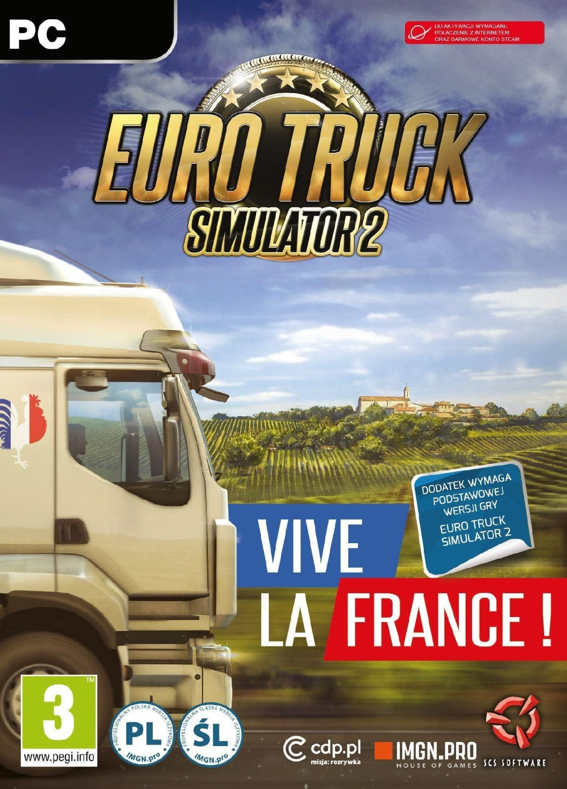 Euro Truck Simulator 2 - Vive la France DLC ⇒ Danmarks bedste pris! ⇒ Køb HER